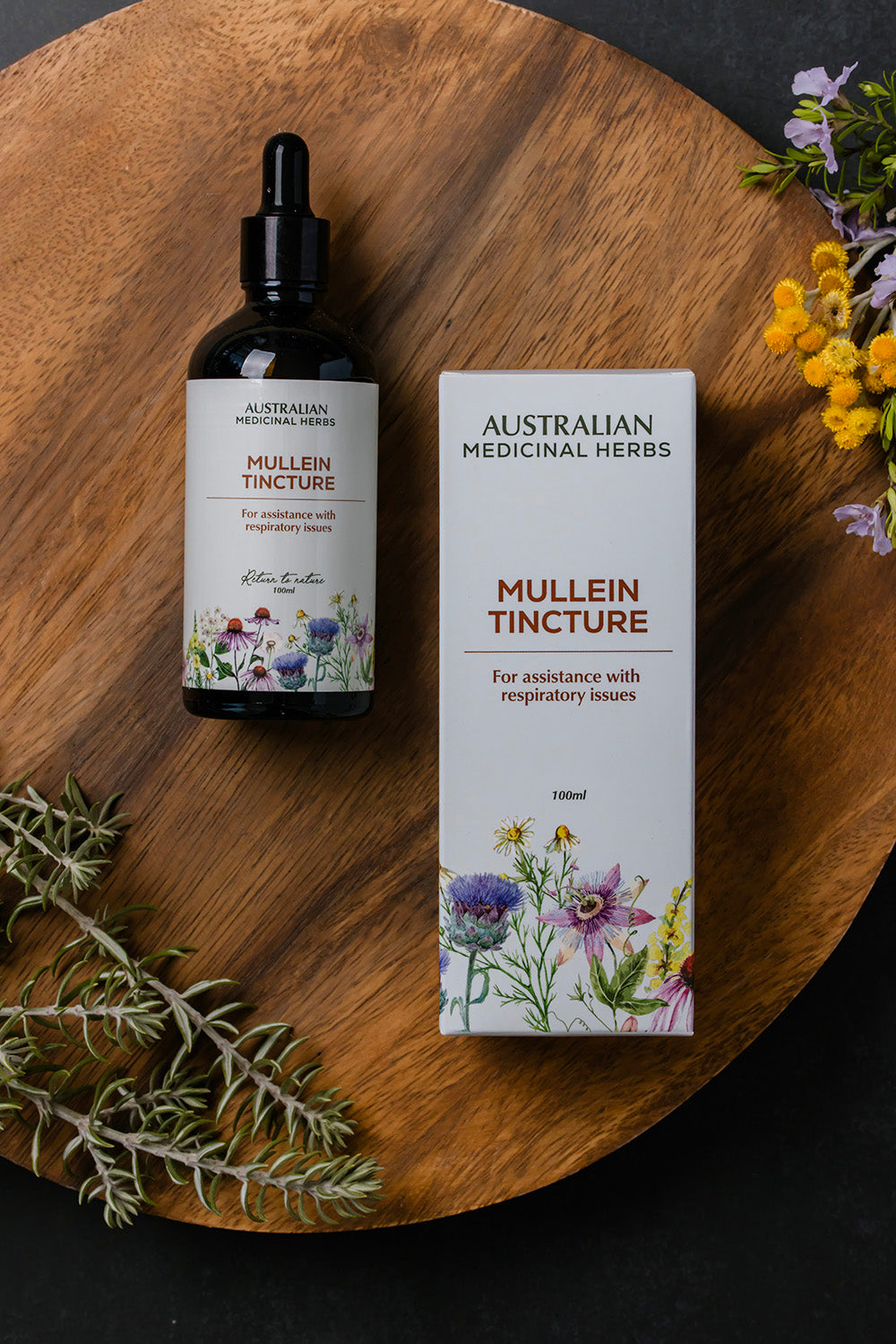 Mullein Respiratory Tincture - Australian Medicinal Herbs