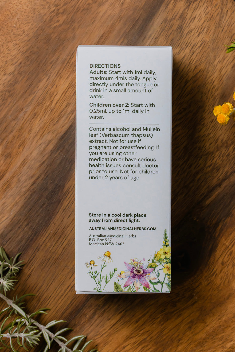 Mullein Respiratory Tincture - Australian Medicinal Herbs